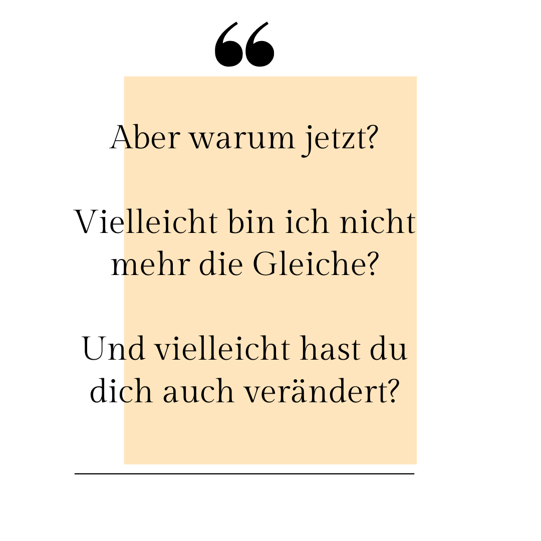 Warum jetzt?